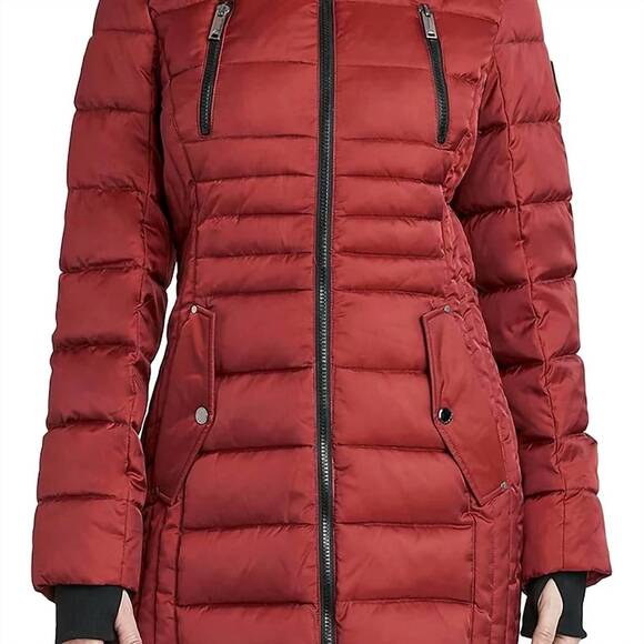 HFX | Jackets & Coats | New Hfx Down Puffer Parka Jacket In Maroon ...